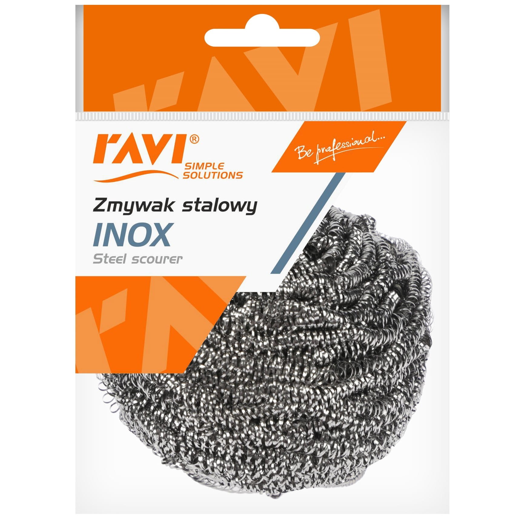 Druciak ze stali nierdzewnej Zmywak INOX MINI 6 cm HMM